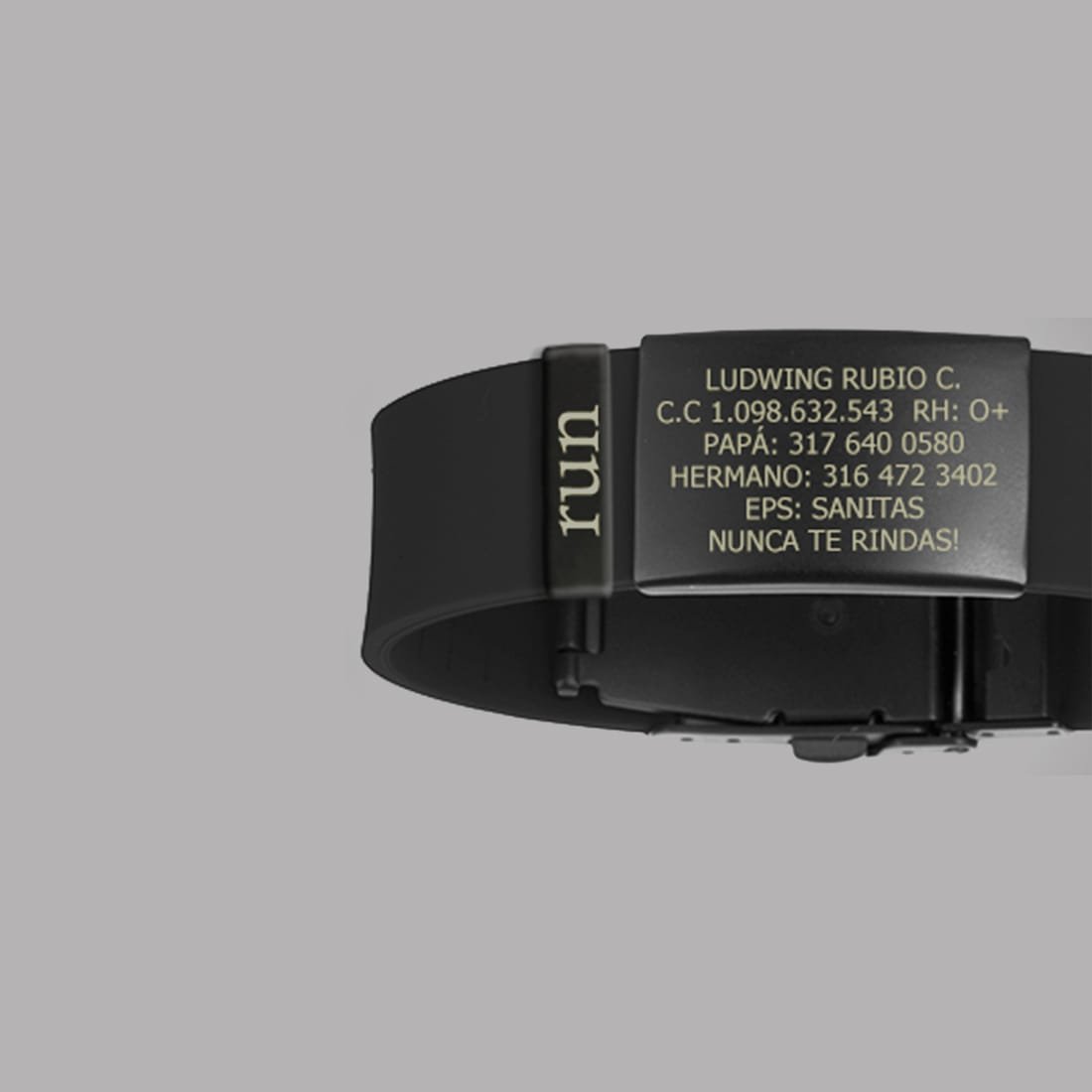 Mini Tag en Acero Inoxidable para Elite y Special – Run – iD Way